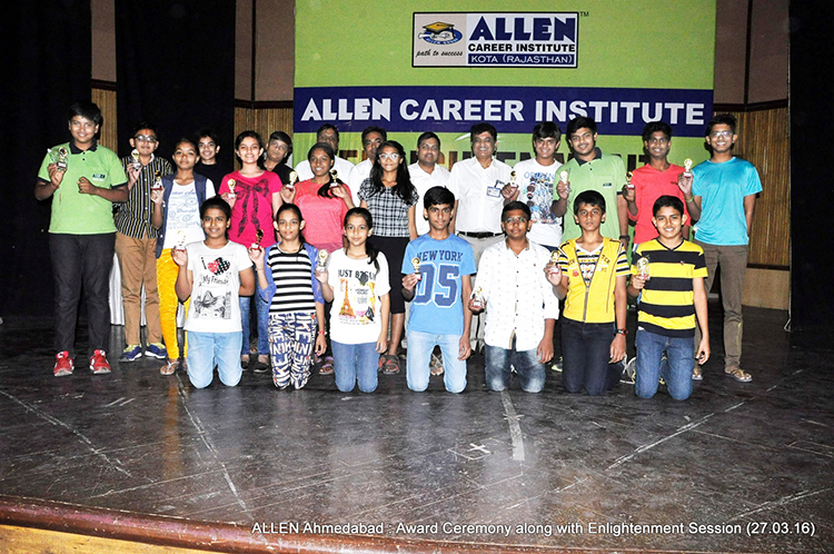 ALLEN Ahmedabad : News and Events 2016