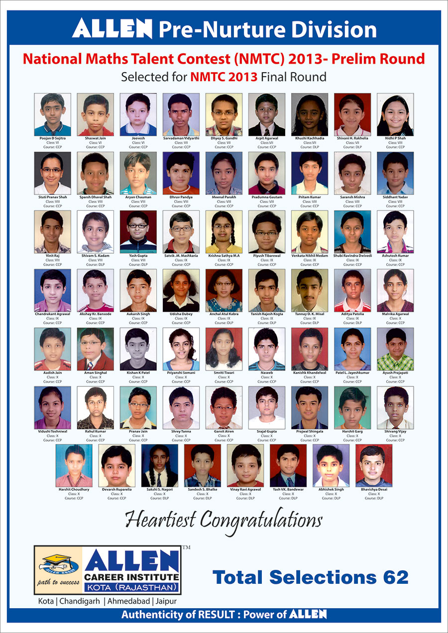 National Maths Talent Contest 2013-Prelim Round National Maths Talent Contest 2013-Prelim Round