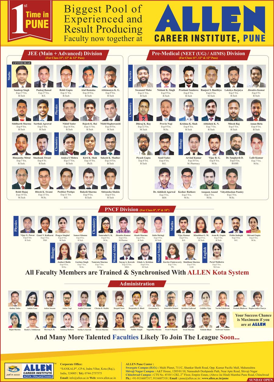 Biggest Pool of Experienced IIT-JEE (JEE Advanced), JEE Main, NEET-UG ...