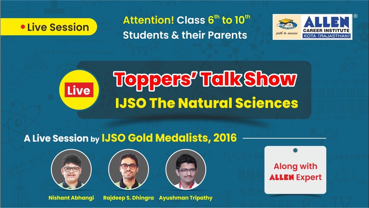 ALLEN Kota- Webinars, Toppers Talk Show, Online Seminars
